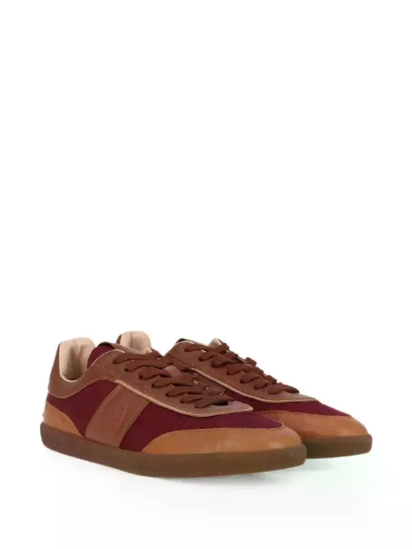 TOD'S Tabs Leather-panelled Sneakers