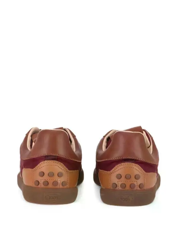 TOD'S Tabs Leather-panelled Sneakers