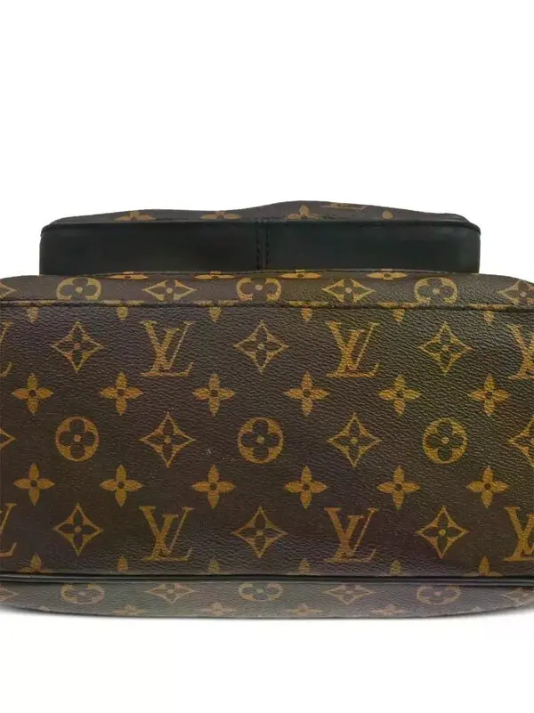 LOUIS VUITTON Monogram Macassar Josh Backpack - Brown