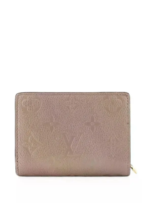 LOUIS VUITTON Clea Wallet Monogram Empreinte Leather Small Wallets