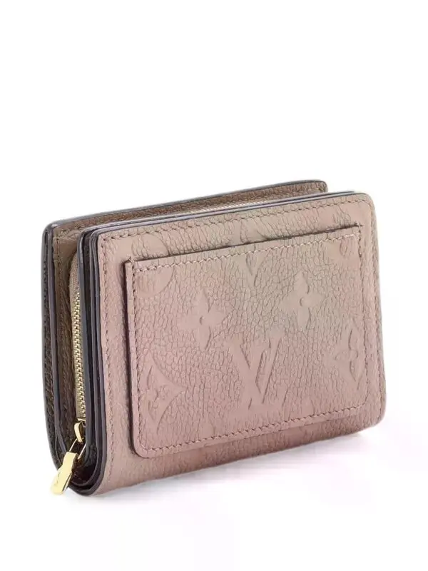 LOUIS VUITTON Clea Wallet Monogram Empreinte Leather Small Wallets
