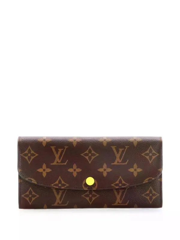 LOUIS VUITTON Emilie Wallet Monogram Canvas Small Wallets