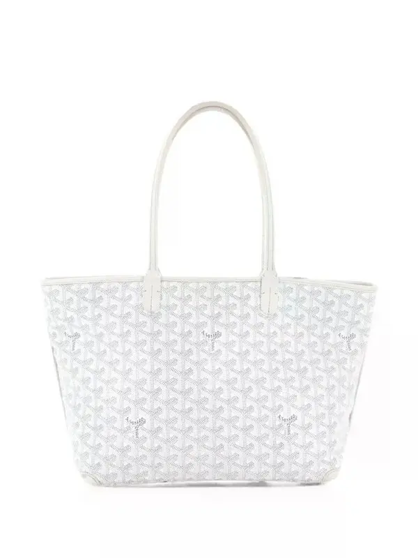 Goyard Artois Coated Canvas Pm Tote Bag - White