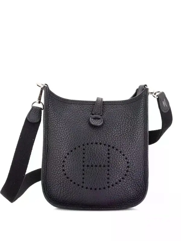 Hermès Evelyne Bag Gen Iii Clemence Tpm Crossbody Bag - Black