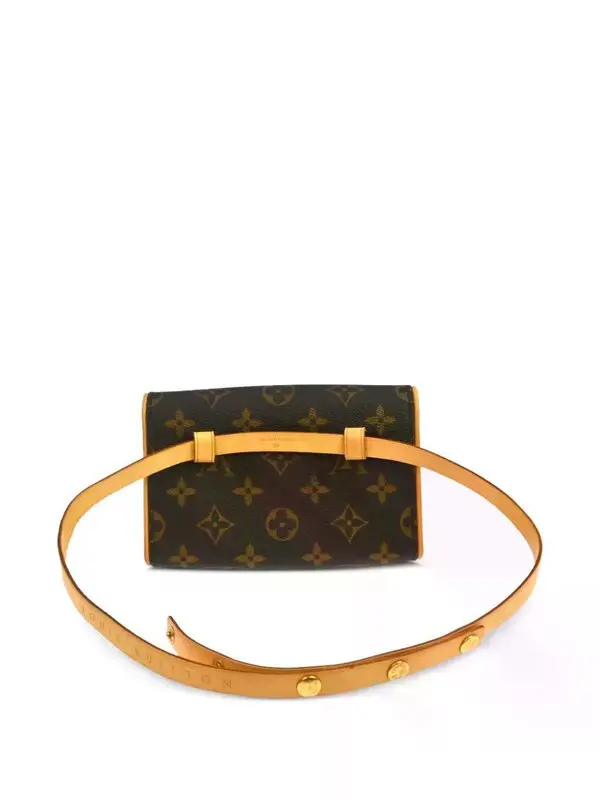 LOUIS VUITTON 2005 Monogram Florentine Belt Bag - Brown