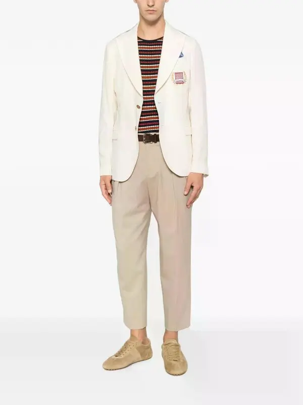 MANUEL RITZ Pleated-design Trousers