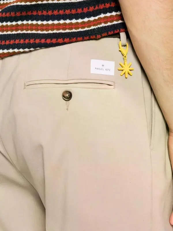 MANUEL RITZ Pleated-design Trousers