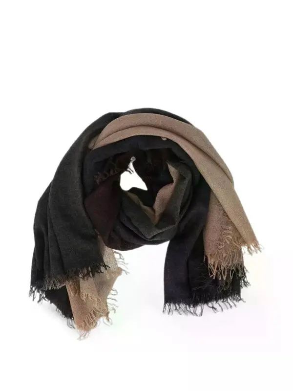 Faliero Sarti Cristiana Frayed-edge Scarf - Grey
