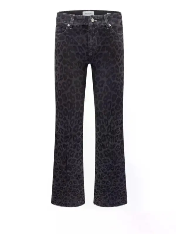 CAMBIO Francesca Leopard Print Jeans