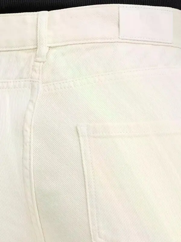 Armani Exchange Straight Leg Jeans With Rear Logo Patch