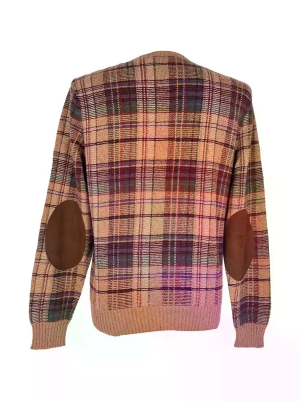Ralph Lauren Plaid Elbow-patch Sweater