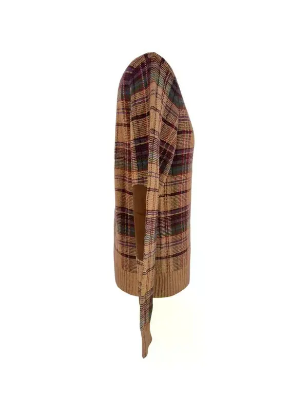 Ralph Lauren Plaid Elbow-patch Sweater
