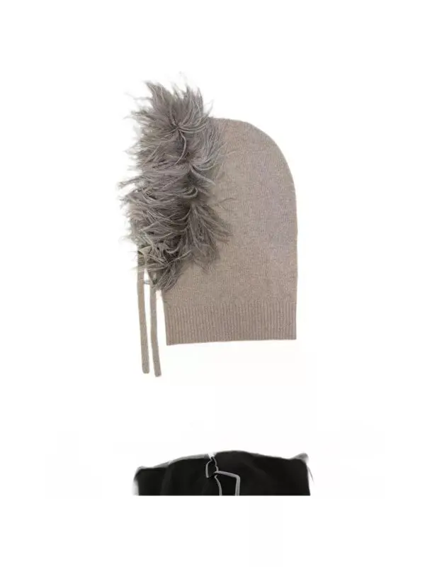 P.a.r.o.s.h Feather-embellished Beanie