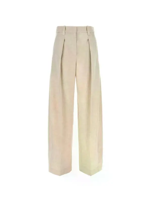 Brunello Cucinelli Pleated Wide-leg Trousers