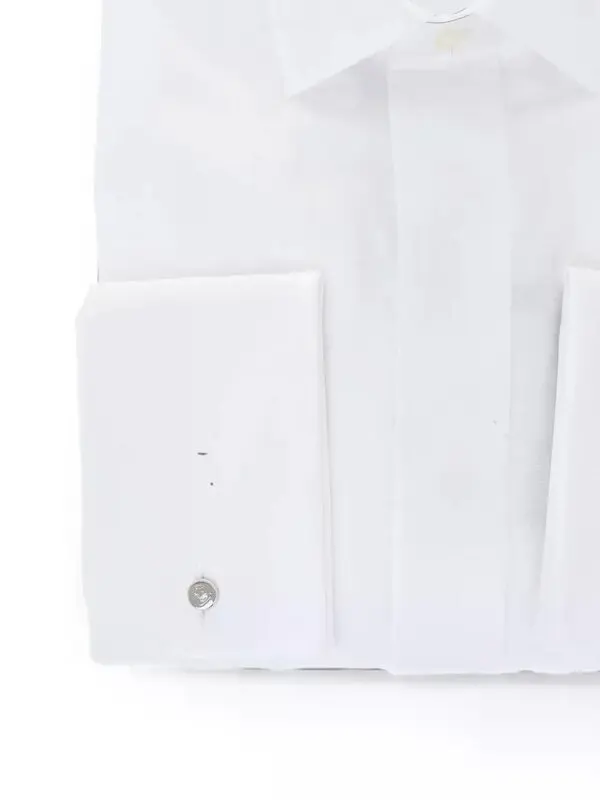 Corneliani Concealed-placket Poplin Shirt