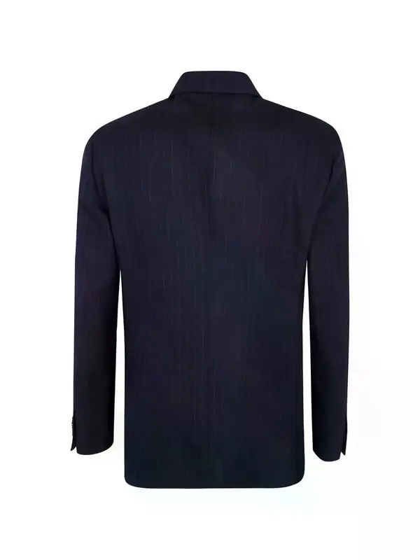 LARDINI Pinstripe Double-breasted Suit