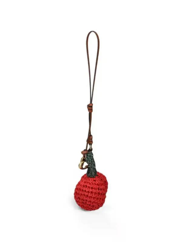 COACH Cherries Crocheted Bag Charm