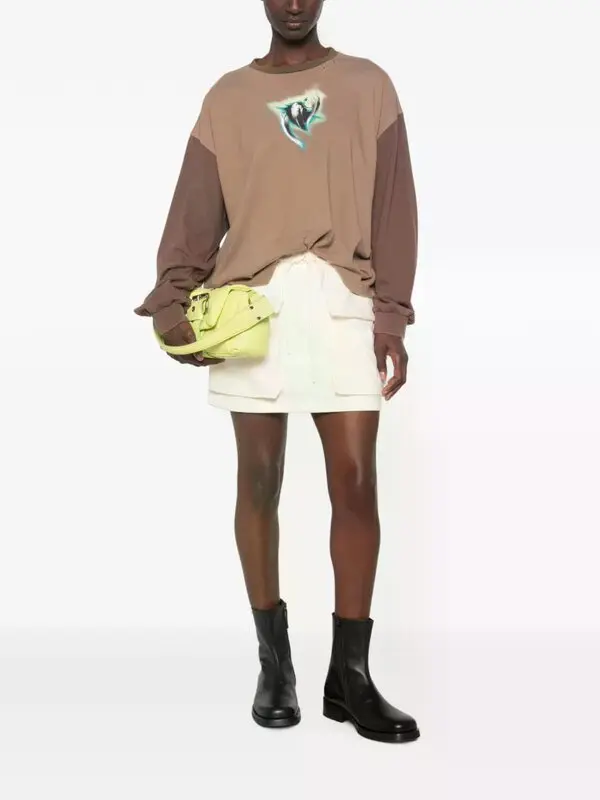 MSGM Drawstring Mini Skirt