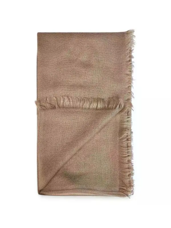 Brunello Cucinelli Fringed Rectangular Scarf