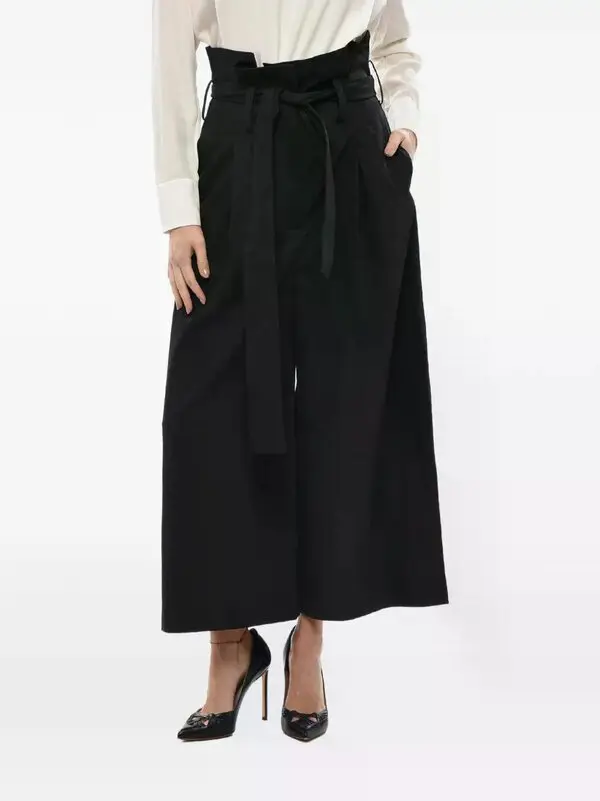 Stella McCartney Maggie Belted Wool Trousers