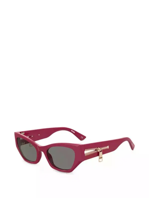 Moschino Zip Detail Cat-eye Sunglasses