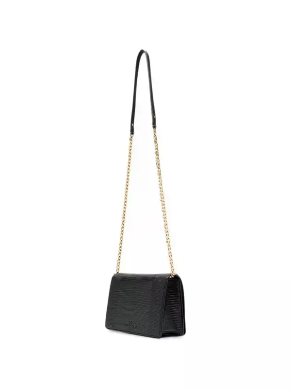 Elisabetta Franchi Lizard-effect Chain-strap Cross Body Bag
