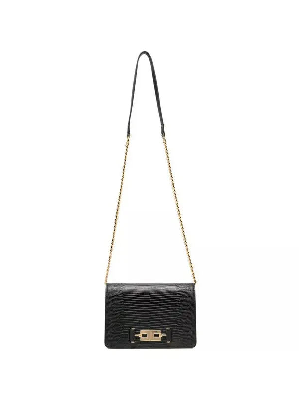 Elisabetta Franchi Lizard-effect Cross Body Bag