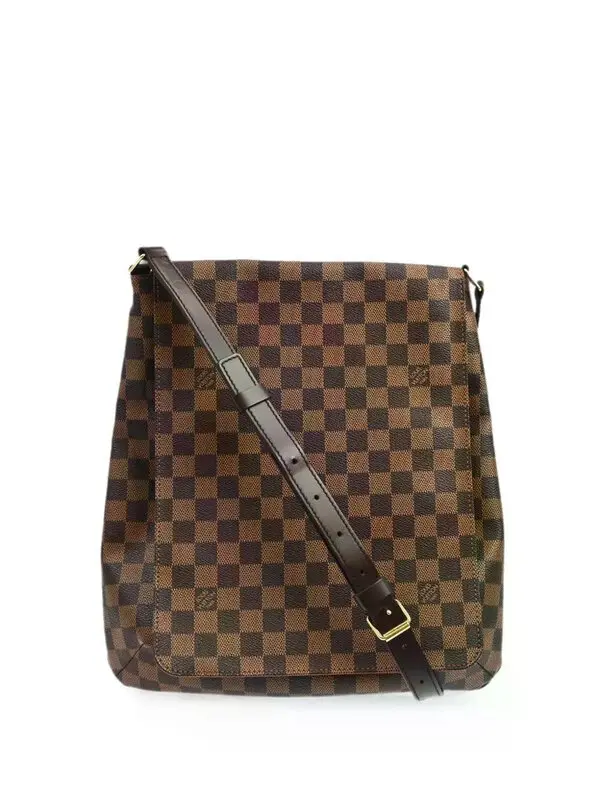 LOUIS VUITTON Damier Musette Shoulder Bag - Brown