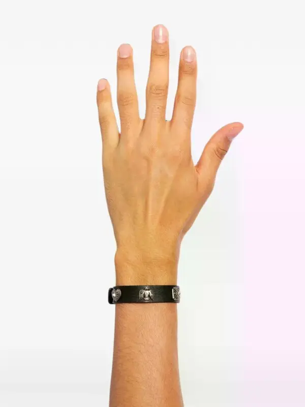 Valentino Garavani Embellished Leather Bracelet