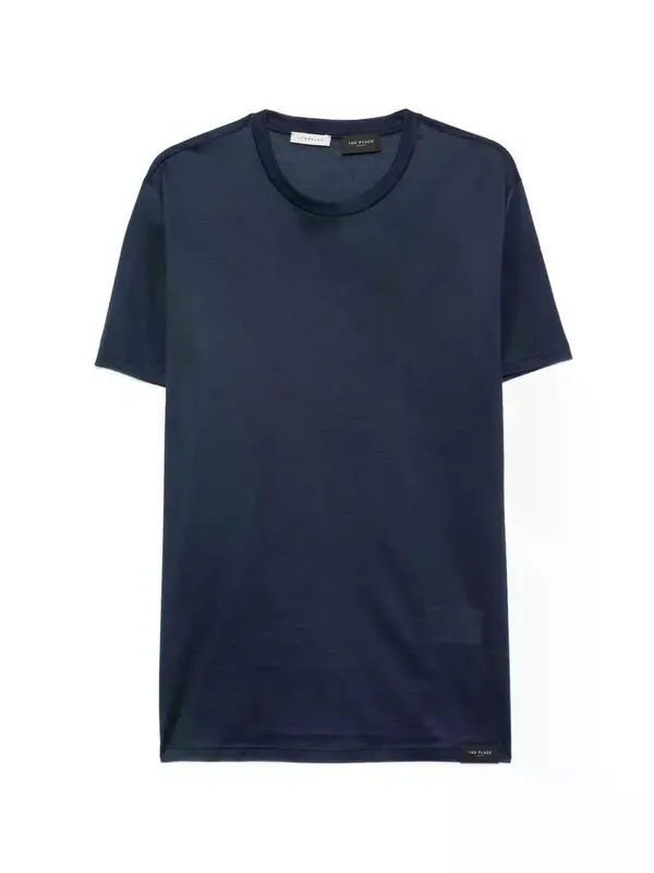LOW BRAND X The Place Gallery Crew-neck T-shirt - Blue