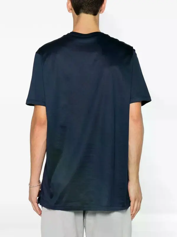 LOW BRAND X The Place Gallery Crew-neck T-shirt - Blue