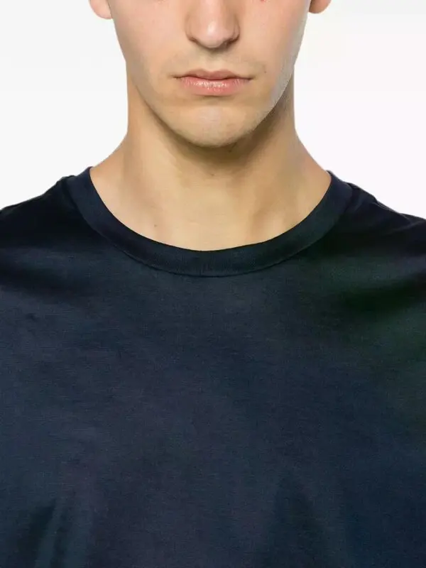 LOW BRAND X The Place Gallery Crew-neck T-shirt - Blue