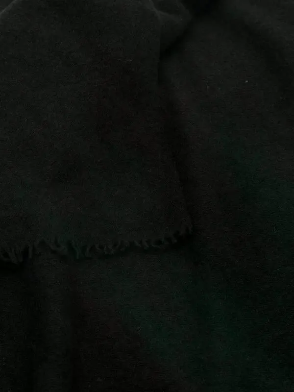 Faliero Sarti Frayed Edge Scarf - Black