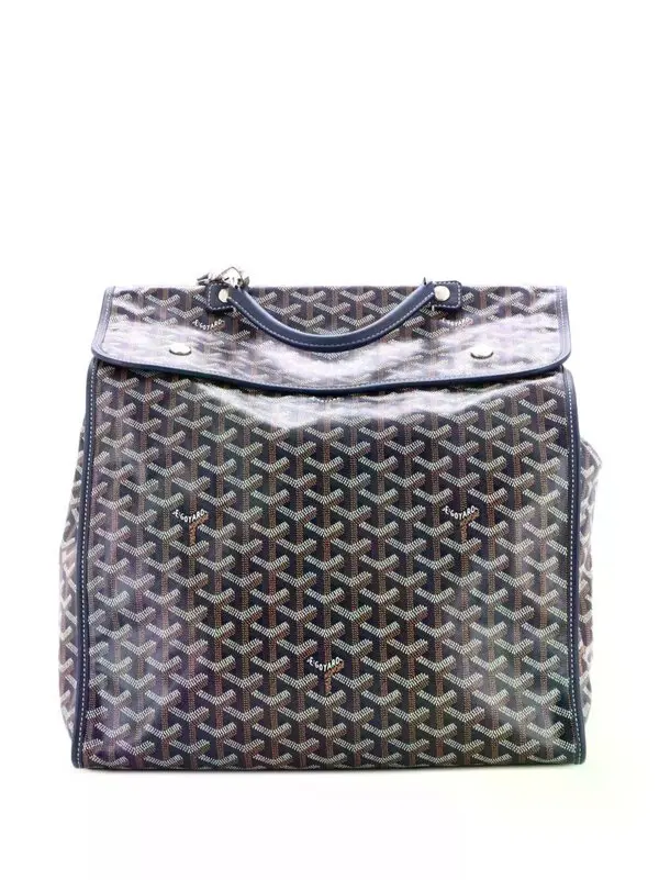Goyard Saint Leger Briefcase Coated Canvas Backpack - Blue