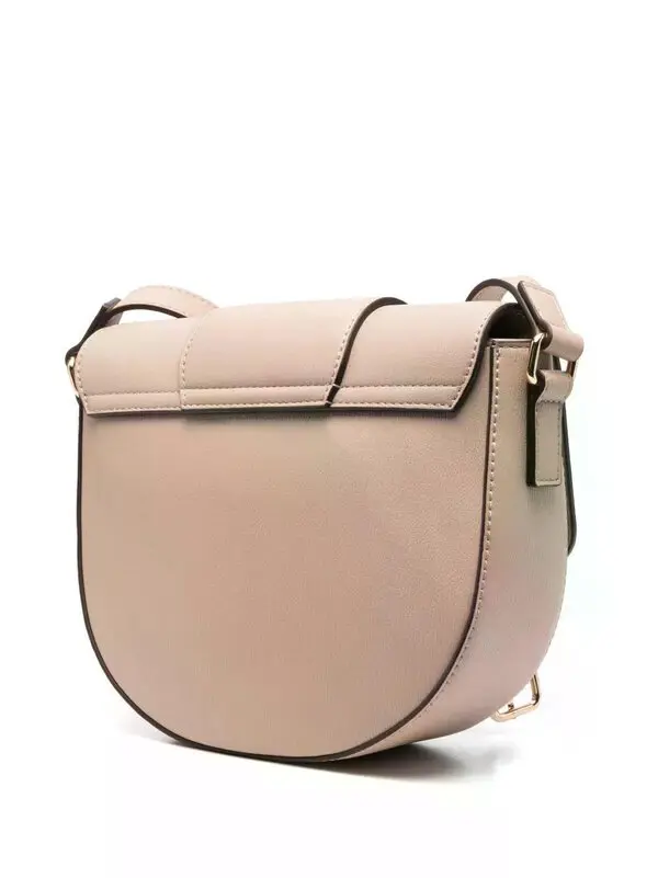 Moschino Heart-buckle Crossbody Bag - Neutrals