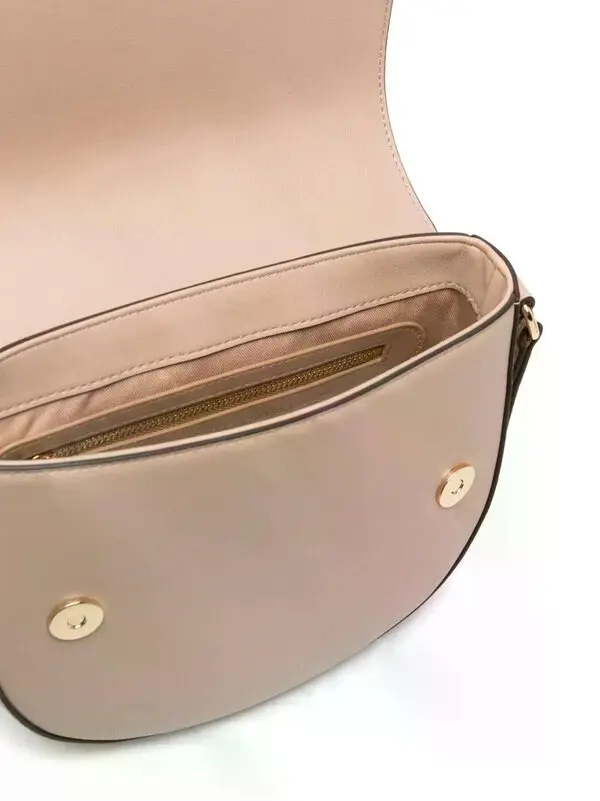 Moschino Heart-buckle Crossbody Bag - Neutrals