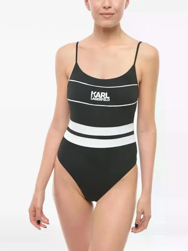 Karl Lagerfeld Logo-print Swimsuit