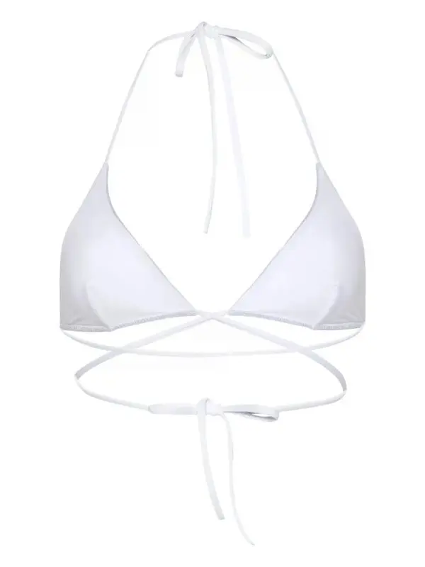 Dsquared2 Metallic Halterneck Bikini Top