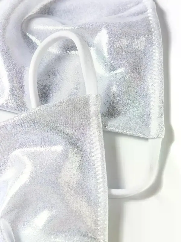 Dsquared2 Metallic Halterneck Bikini Top