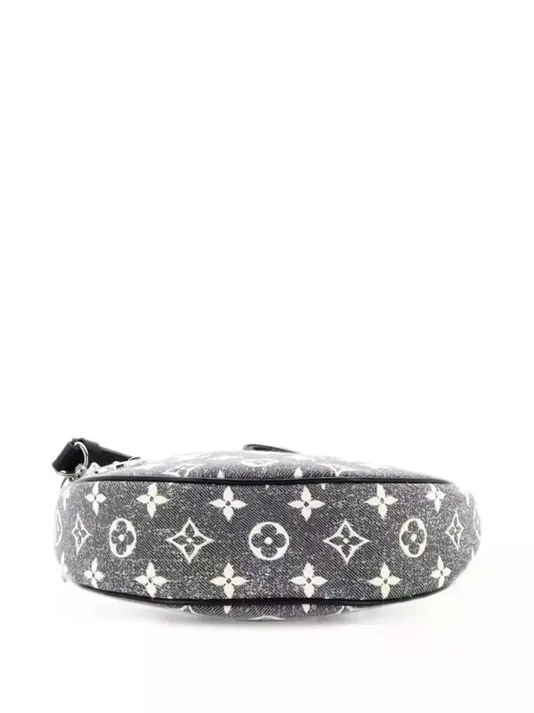 LOUIS VUITTON Loop Handbag Monogram Jacquard Denim Hobo Bag