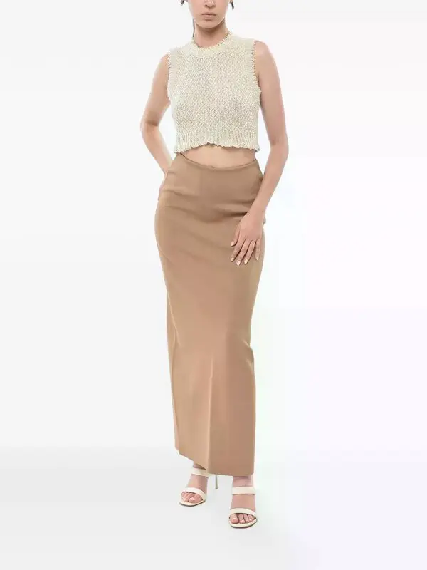 Max Mara Maxi Knit Pencil Skirt