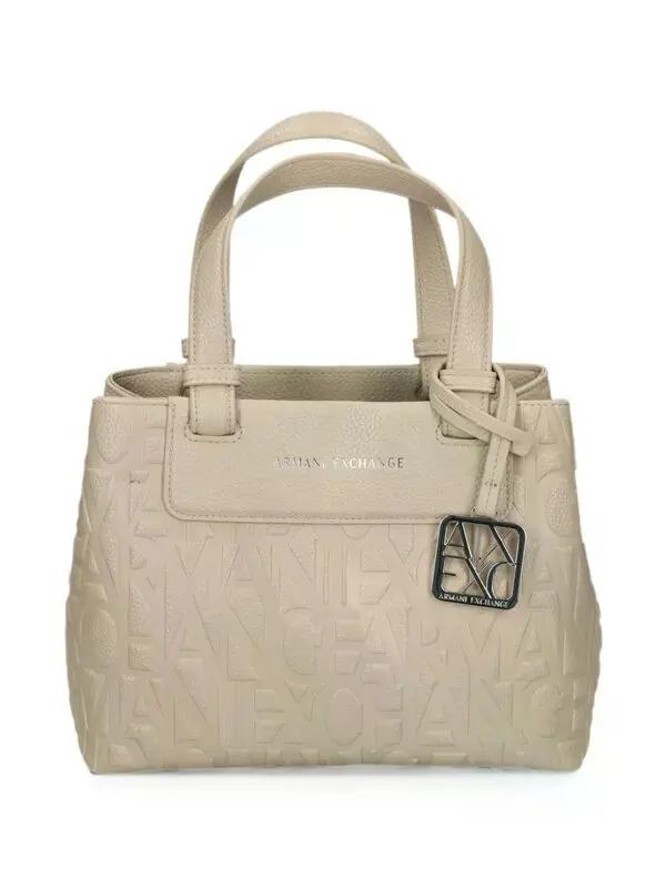 Armani Exchange Logo-embossed Tote Bag