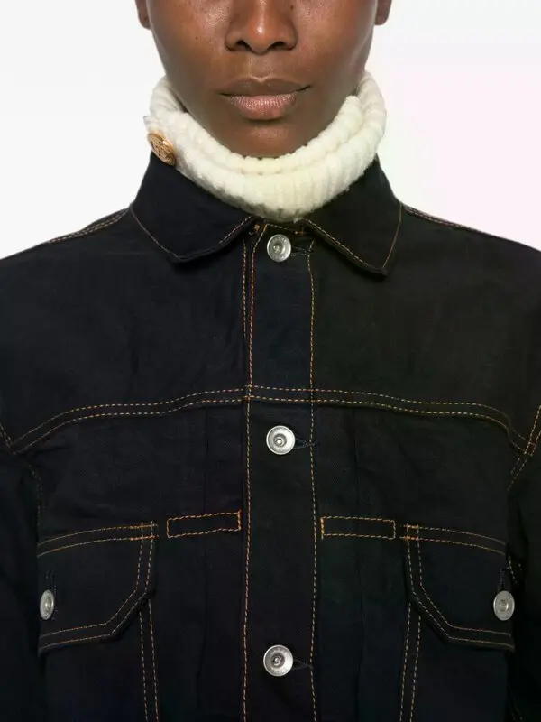 Sacai Layered Design Raw-cut Jacket