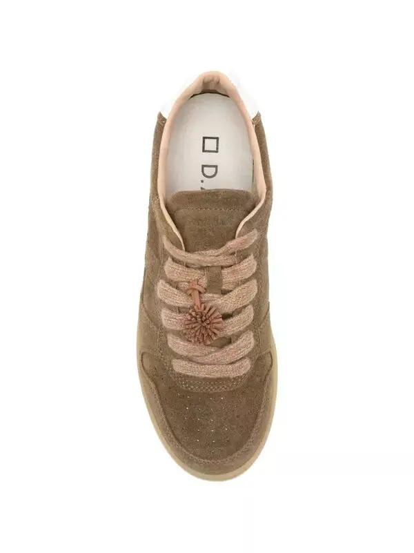 D.a.t.e. Court 2.0 Logo-embossed Suede Sneakers
