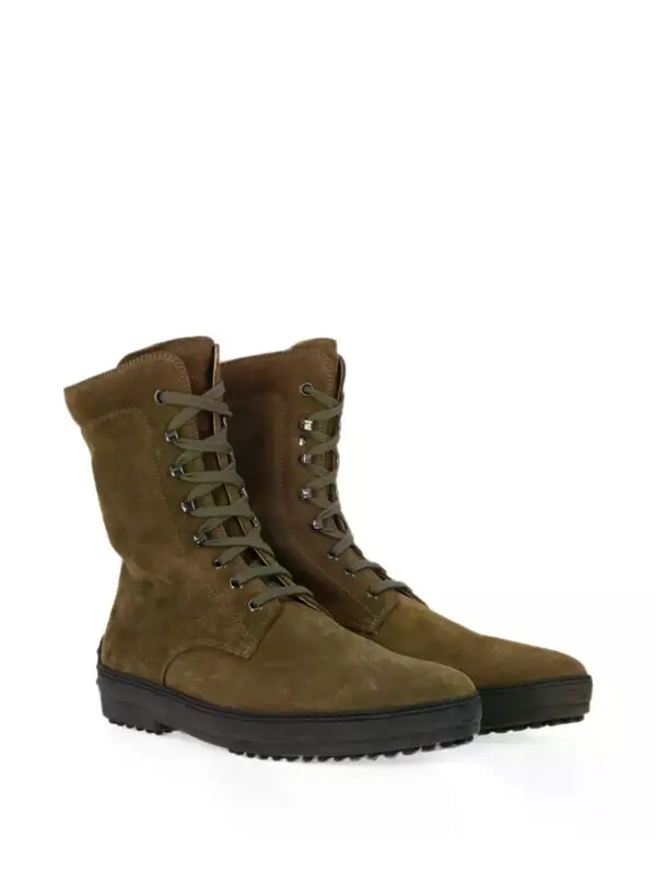 TOD'S Lace-up Suede Boots