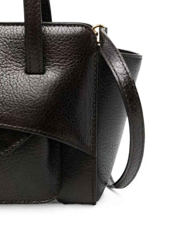 HIDESINS Flap Small Leather Tote