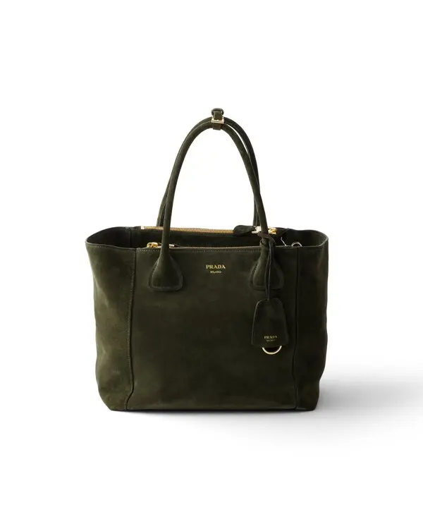Prada Large Suede Tote Bag