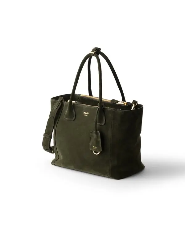 Prada Large Suede Tote Bag