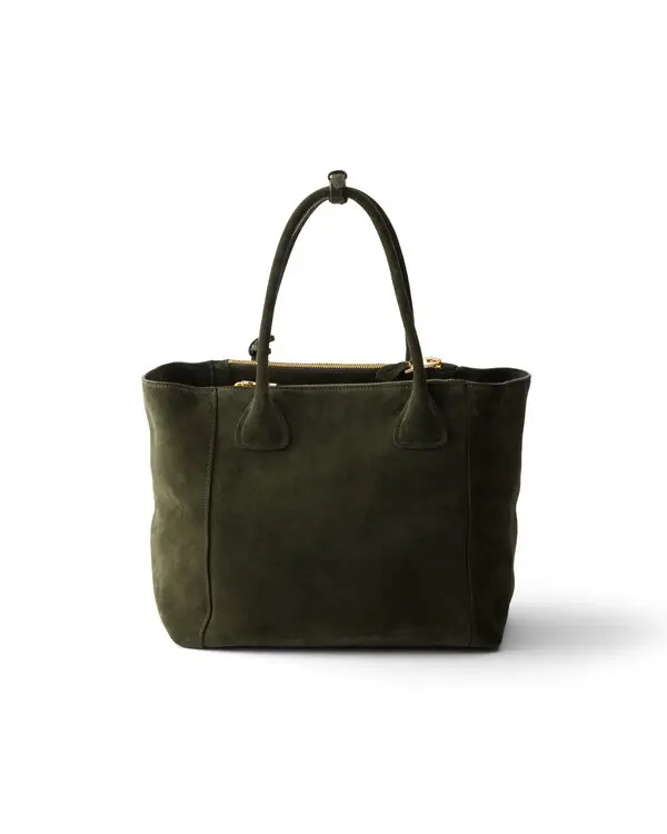 Prada Large Suede Tote Bag