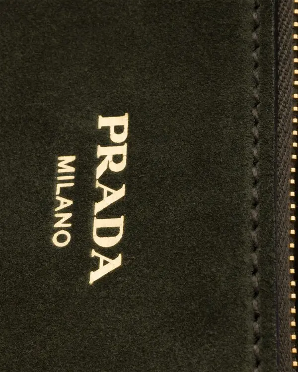 Prada Large Suede Tote Bag